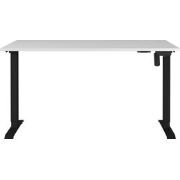 Schreibtisch Germania, B:140cm H:119cm T:80cm, schwarz, B&uuml;ro, Tische, "Profi 3.0", elektrisch h&ouml;henverstellbar, in verschiedenen Breiten, Made in