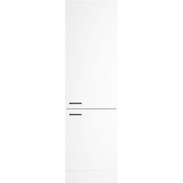 Hochschrank Optifit, B:60cm H:210cm T:57,1cm, wei&szlig;, Holzwerkstoff, K&uuml;che, Schr&auml;nke, "OPTImulti", Breite 60 cm, H&ouml;he 210 cm, Tiefe 57,1 cm, mit 2