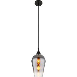 Globo LIGHTING H&auml;ngeleuchte "LAVUS", &Oslash; 18cm H: 39cm, 1 Stk.chromfarben, Wohnzimmer, Leuchten, H&auml;ngelampe/Pendelleuchte/H&ouml;he