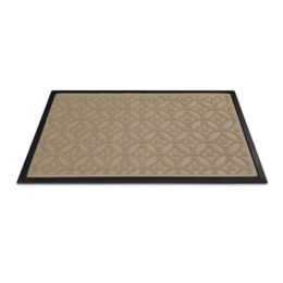 Fu&szlig;matte Wecon Home, B:40cm H:4mm L:60cm, beige, Polyester, Flur, Teppiche, "Midnight Mosaic", pflegeleicht, rutschfest, Ornamente, Innen & Au&szlig;en,