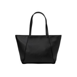 Marc O'Polo MARC O'POLO Damen Shopper "aus einer Lederalternative aus recyceltem Polyester"schwarz, Polyester, unifarben, Taschen