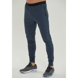 Virtus Herren Sweathose "BLAG V2", blau, Gr. XXL, unifarben, 87% Polyester, 13% Elasthan, Hosen, mit atmungsaktivem 4-Wege-Funktionsstretch