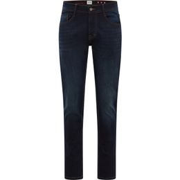 Mustang Herren Slim-fit-Jeans "Herren Style Oregon Slim K", blau, Gr. 31, unifarben, Denim/Jeans, 83% Baumwolle, 16% Polyester, 1% Elasthan, Jeans