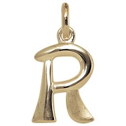 Buchstabenanh&auml;nger Jobo "Anh&auml;nger Buchstabe", gelbgold 375, Schmuckanh&auml;nger, Damen, R, Gelbgold 375, 375 Gold