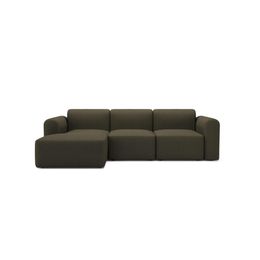 Ecksofa TENKSOM, B:266cm H:71cm T:152cm, gr&uuml;n, Wohnzimmer, Sofas, "Rund, Relax-Ecke, Big-Sofa, Endless Seating", Bez&uuml;ge wechselbar, Kaltschaum im