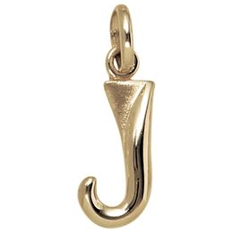 Buchstabenanh&auml;nger Jobo "Anh&auml;nger Buchstabe", gelbgold 375, Schmuckanh&auml;nger, Damen, J, Gelbgold 375, 375 Gold