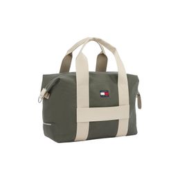 Tommy Jeans Weekender "TJM RETRO COOL DUFFLE", gr&uuml;n, Textil, Taschen, Unisex Umh&auml;ngetasche, Henkeltasche, Schultertasche mit Kontrastbesatz