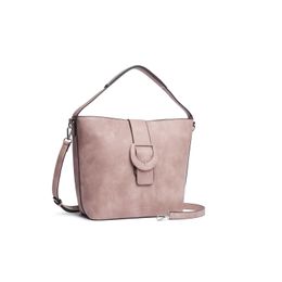 Damen Schultertasche "Raffi", Collezione Alessandro, rosa, Lederimitat, Taschen, aus griffechtem Lederimitat