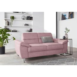 Sit & More 2-Sitzer SIT & MORE, B:168cm H:88cm T:91cm, rosa, Sofas, "Sorano", Breite 168 cm