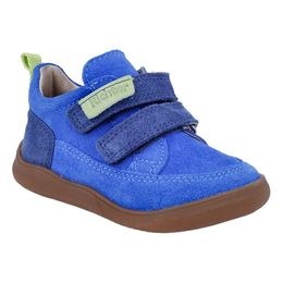 Richter Baby Lauflernschuh "Samy WMS: mittel", Gr. 20lagoon, nautical, lime, Leder, Veloursleder, kontrastfarbene Details, Schuhe, Sneaker im