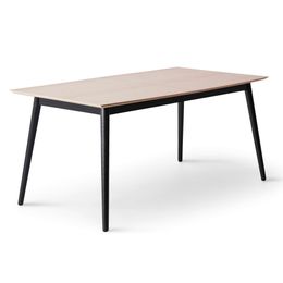 Esstisch, B:165cm H:74cm T:90cm, beige, HAMMEL FURNITURE, Tischplatte: Wei&szlig;pigmentiertes, matt lackiertes Eichenfurnier (nat&uuml;rliche MDF-Kante).
