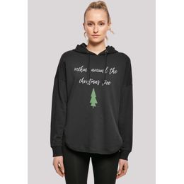 F4NT4STIC Damen Kapuzenpullover "Rockin around the christmas tree", schwarz, Gr. XS, Obermaterial: 100% Baumwolle, Pullover, Print