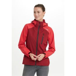 WEATHER REPORT Damen Outdoorjacke "CAMELIA W-PRO15000", rot, Gr. 34, bedruckt, mehrfarbig, 94% Polyester, 6% Elasthan, Jacken, mit wasserdichter