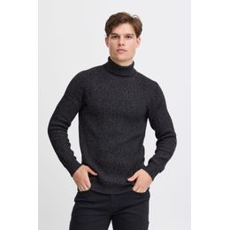 Blend Herren Strickpullover "BHPullover"schwarz, Basic, Gr. XL, meliert, Web, 100% Baumwolle, Pullover, Klassischer Grobstrickpullover mit Rollkragen