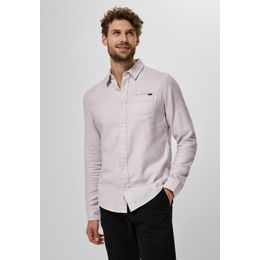 Street One MEN Herren Langarmhemd, beige, Gr. XXL, unifarben, Web, 100% Baumwolle, Hemden, aus reiner Baumwolle