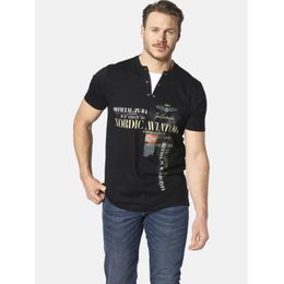 Jan Vanderstorm Herren T-Shirt "T-Shirt ULJAS", schwarz, Gr. XXL, Obermaterial: 100% Baumwolle CO., Shirts