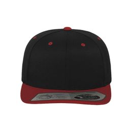 Flexfit Herren Flex Cap "Flexfit Unisex 110 Fitted Snapback"balck, rot, unifarben, 83% Polyacryl, 15% Wolle, 2% Elasthan, Caps