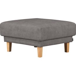 Polsterhocker Home Affaire, B:82cm H:46cm T:72cm, grau, 100% Polyester, Hocker, "TRIPLO passend zur Serie, Ma&szlig;e B/T/H: 82/72/46 cm", mit