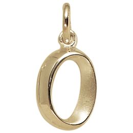 Buchstabenanh&auml;nger Jobo "Anh&auml;nger Buchstabe", gelbgold 375, Schmuckanh&auml;nger, Damen, O, Gelbgold 375, 375 Gold