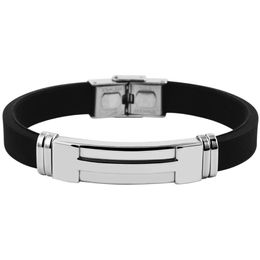 Adelia&acute;s ADELIA ́S Damen Armband "Unisex Armband aus Kautschuk 21 cm", 21cm, Kautschukschwarz, Kautschuk, Armb&auml;nder, Perfekt zum Verschenken an besondere