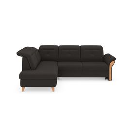 Ecksofa Home Affaire, B:269cm H:92cm T:200cm, grau, Luxus-Microfaser Euphora 100% Polyester, ;Easy Care: 98% Polyester, 2% Polyamid;Luxus-Microfaser