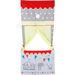 Roba Kinder T&uuml;rtheater, bunt, Baumwolle, Holz, Puppentheater