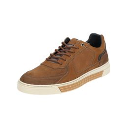 Bullboxer Herren Sneaker "Bullboxer Sneaker Leder/Textil", Gr. 41, braun, Leder, Textil, Schuhe