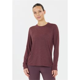 Endurance Damen Langarmshirt "Alvaly", lila, Gr. 34, unifarben, 90% Polyester, 10% Elasthan, Shirts, mit 4-Wege-Stretch und Quick Dry-Technologie