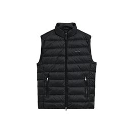 Gant Herren Steppweste "Steppweste LIGHT DOWN VEST", schwarz, Gr. S, Obermaterial: 100% Polyester PES. Futter: 100% Polyester PES. 90% Daunen DOWN.