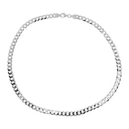 OSTSEE-SCHMUCK Damen Silberkette "- Panzer 6,2 mm - Silber 925/000 -", 45, Silber 925 (Sterlingsilber), silber, Silber 925 (Sterlingsilber),