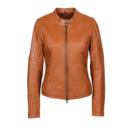 Freaky Nation Damen Lederjacke "New Tula-FN SCA"cognac, Gr. S, Oberstoff: 100% Leder; Futter: 100% Baumwolle, Jacken