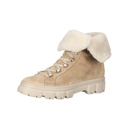 Paul Green Lace-Up Ankle Boots female Beige size 40,5