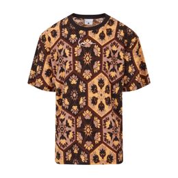 Karl Kani Herren T-Shirt "Karl Kani Herren"braun, sand, taupe, Gr. S, bedruckt, 100% Polyester, Shirts