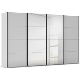 Schwebet&uuml;renschrank Rauch, B:360cm H:223cm T:68cm, grau, Holzwerkstoff, Schr&auml;nke, "Kleiderschrank Schrank Garderobe Schlafzimmerschrank SCALE-FYRA",