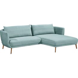 Sch&ouml;ner Wohnen Kollektion Ecksofa, B:270cm H:71cm T:160cm, blau, SCH&Ouml;NER WOHNEN-KOLLEKTION, 100% Polyester, Wohnzimmer, Sofas, "Pearl - 5 Jahre Hersteller-Garantie, auch in