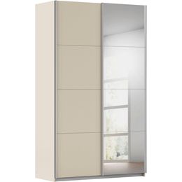 Schwebet&uuml;renschrank Rauch, B:136cm H:229cm T:62cmbeige (champagner), Holzwerkstoff, Schr&auml;nke, "Kleiderschrank Schrank Garderobe Schlafzimmerschrank