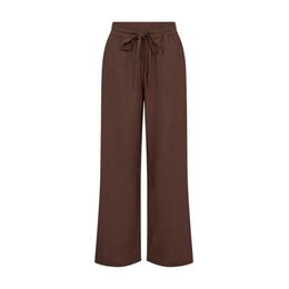 soyaconcept Damen Chinos "Soya Concept Pants SC-INA 61-C"8694 hot fudge, Gr. XS, Obermaterial: 55% Leinen, 45% Viskose, Hosen