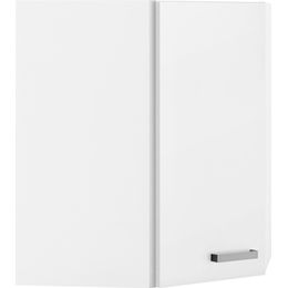 Eckh&auml;ngeschrank Optifit, B:60cm H:70,4cm T:34,6cm, wei&szlig;, Holzwerkstoff, K&uuml;che, Schr&auml;nke, "Parma", Breite 60 x 60 cm
