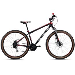 KS-Cycling KS CYCLING Mountainbike "Hardtail 29'' Xceed schwarz-rot 24 G&auml;nge", 42cm, 29 Zoll (73,66cm) hinten: 29 Zoll (73,66cm)schwarz, gr&uuml;n, schwarz, Fahrr&auml;der