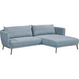 Sch&ouml;ner Wohnen Kollektion Ecksofa, B:270cm H:71cm T:160cm, blau, SCH&Ouml;NER WOHNEN-KOLLEKTION, 100% Polyester, Wohnzimmer, Sofas, "Pearl - 5 Jahre Hersteller-Garantie, auch in
