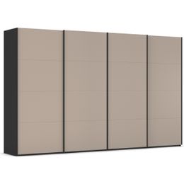 Schwebet&uuml;renschrank Rauch, B:360cm H:223cm T:68cm, beige, Holzwerkstoff, Schr&auml;nke, "Kleiderschrank Schrank Garderobe Schlafzimmerschrank SCALE-FYRA",