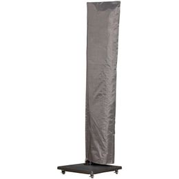 Sonnenschirm-Schutzh&uuml;lle, B:70cm H:275cm L:275cm, grau, WINZA OUTDOOR COVERS, Polypropylen (PP), Planen, geeignet f&uuml;r Schirme bis &oslash; 450-500 cm, Ma&szlig;e