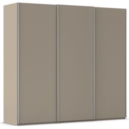 Kleiderschrank Rauch, B:242cm H:223cm T:69cmfango, griffleisten alufarben, Holzwerkstoff, Kinderzimmer, Schr&auml;nke, "Schwebet&uuml;renschrank Schrank