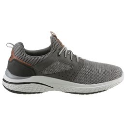 Damen Slip-On Sneaker, Dockers by Gerli, Gr. 41, grau, Synthetik, Textil, Schuhe, Slipper, Sneaker, mit leichter Laufsohle in Komfortweite G (weit)