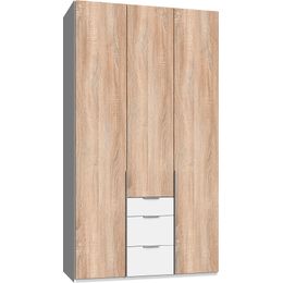 Kleiderschrank wimex, B:135cm H:236cm T:58cm, wei&szlig;, Schlafzimmer, Schr&auml;nke, "New York", wahlweise 208 oder 236cm hoch