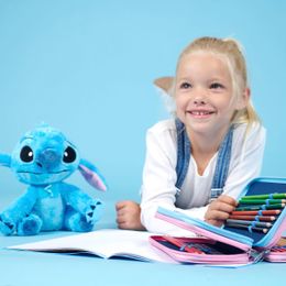 Scooli Kinder Federm&auml;ppchen "Tripledecker"lilo, stitch, Polyester, Schreibger&auml;teetuis