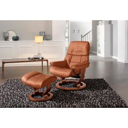 Relaxsessel stressless, B:88cm H:99cm T:77cm, braun, Leder BATICK: Batick ist ein leicht korrigiertes, durchgef&auml;rbtes und genarbtes M&ouml;belleder, bei