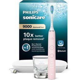 Elektrische Zahnb&uuml;rste "DiamondClean 9000 HX9911", pink, PHILIPS SONICARE, Kunststoff, B:17,4cm H:25,2cm T:11,1cm, Elektrozahnb&uuml;rsten, mit