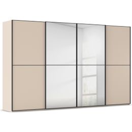 Schwebet&uuml;renschrank Rauch, B:360cm H:223cm T:68cm, beige, Holzwerkstoff, Schr&auml;nke, "Kleiderschrank Schrank Garderobe Schlafzimmerschrank SCALE-DUO",