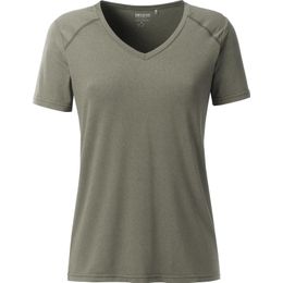 LPO Damen Funktionsshirt "Damen Funktionsshirt Amira"fallen rock melange, Gr. 38, Wirkware: Active Dry - 94% Recycling PES, 6% EL, Shirts